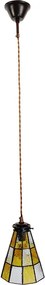 Závěsná Tiffany lampa Chessboa - Ø 15*115 cm E14/max 1*25W