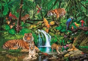 Clementoni PUZZLE Útočiště v džungli / 300 dílků / od 9 let