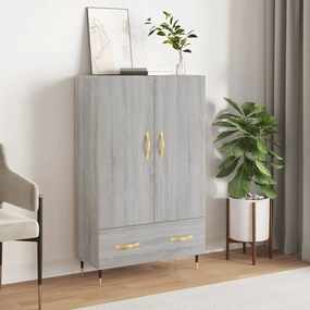 vidaXL Skříň highboard 69,5 x 31 x 115 cm kompozitní dřevo [828212] Barva: šedá sonoma