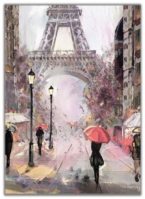 Malvis ® Obraz - Pařížská ulice Velikost: obdélník - 100x45 cm