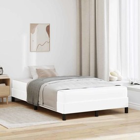 Rám postele s matrací Úplně bílá 120 x 190 cm textil 3398619