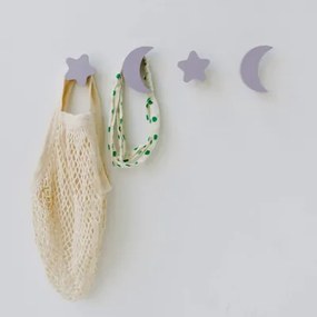 Háčky Stars and Moons hooks Lilac - set 4 ks Nofred