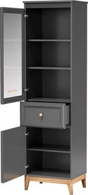 TERRA s | vitrína  TA-6 | 55 cm | šedá
