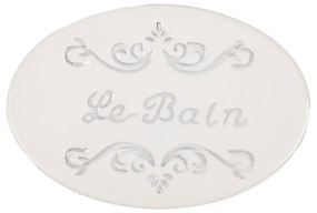 Keramická oválná mýdlenka Le Bain - 13*9*3 cm