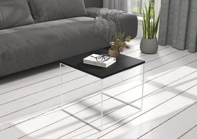 ADRK Furniture Konferenční stolek ELENA 50x50 CT-ELE-W-B