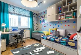 Dětský koberec Lima 9359B šedý/krémový