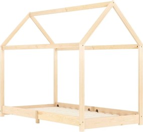 Rám dětské postele masivní borové dřevo 90 x 200 cm 283348