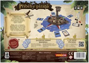MINDOK Společenská hra Příběhy pirátů / Kooperativní / 3D model lodi /