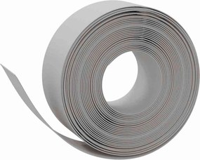 Travní lemy 4 ks šedé 10 m 20 cm polyethylen 3155454