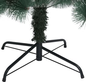 Umělý vánoční stromeček se stojanem zelený 240 cm PET 328486