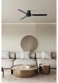 FARO 33830 - Stropní ventilátor PUNT TUB M černá pr. 130 cm + dálkové ovládání