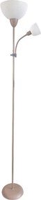 Rabalux 74103 - Stojací lampa ACTION PRO 1xE27/60W/230V + 1xE14/25W béžová