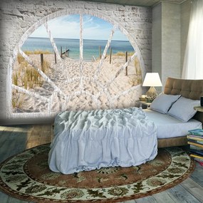 Fototapeta - Window View - Beach