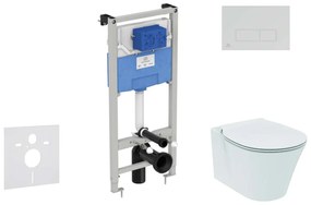 Ideal Standard ProSys - Set předstěnové instalace, klozetu a sedátka Connect Air, tlačítka Oleas M2, Aquablade, SoftClose, chrom mat ProSys120M SP20