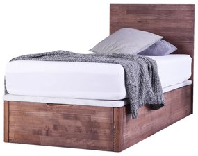 DOMESTAV s.r.o. Postel DREAMBOX-dřevěné čelo, čelní výklop 80/90x200 Materiál: Buk cink, Barevne provedení: Přírodní provedení-lak, Specifikace: 90x200