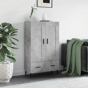 vidaXL Skříň highboard 69,5 x 31 x 115 cm kompozitní dřevo [830344] Barva: Betonová šedá