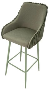 Designová barová židle Bechora zelená