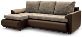 Casarredo - Komfort nábytek Rohová sedací souprava KONRADA ozkládací s úložným prostorem, Soft 66/Lawa 2 | Umístění rohu: roh na pravé straně
