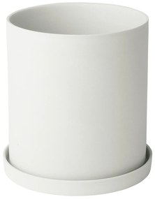 BLOMUS Květináč porcelánový bílý průměr 12,5cm nona