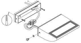Eglo 99578 - LED Venkovní nástěnné svítidlo SORRONARO LED/10,5W/230V IP44