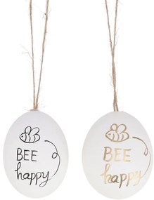 Závěsné slepičí vajíčko BEE HAPPY - více variant