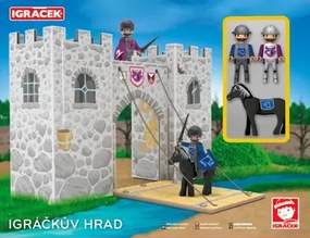 EFKO Herní set Igráčkův hrad / 2 figurky Igráček 7,5 cm / kůň a doplňk
