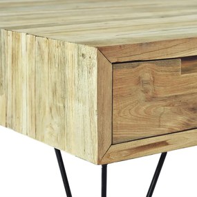 Konferenční stolek, masivní teak, 80x80x40 cm - Default Title