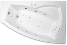 Arttec Thaleila Flat 160 x 105 cm PAN04383 vana hydromasážní akrylátová pravá