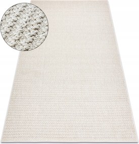 Koberec Plochý Tkaný Jersey Boho krém sisal outdoor 240 x 330 cm