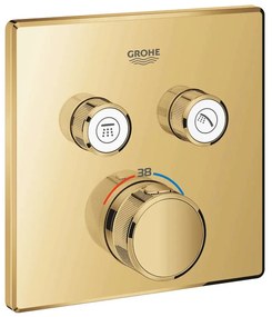 Grohe Grohtherm SmartControl - Termostatická baterie pod omítku, pro 2 spotřebiče, Cool Sunrise 29124GL0