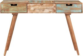 Toaletní stolek se zrcadlem 112 x 45 x 76 cm recyklované dřevo 323591