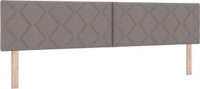 Postel s boxspringem s polštářem Taupe 200 x 200 cm textil 3341318