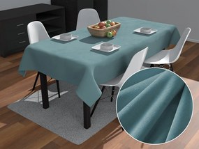 Biante Sametový obdélníkový ubrus Velvet Premium SVP-011 Světle šedomodrý 120x160 cm