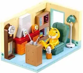 Sluban Builder M38-B1226 Garfield v obývacím pokoji