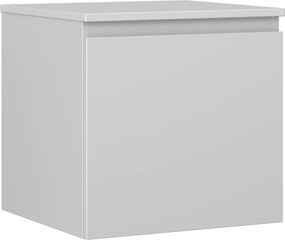 Mexen Orio, koupelnová skříňka 50 cm s horní částí, 1 zásuvka, šedá matná, 91A10-05047-1-BFC62