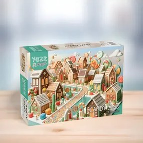 YAZZ Puzzle Země sladkostí / 1000 dílků / 68 x 48 cm