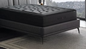 Matrace Black Ice, Extra tvrdá, pružinová, oboustranná/termoregulační, visco gel, 90x200 cm