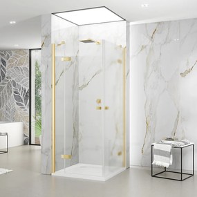 AP AFL_AP AFR 2000 mm 223–241 873–891 613 Transparent 900 Brushed Gold Levé dveře AP AFL 090200 GPE