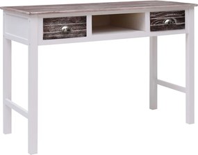 Psací stůl hnědý 110 x 45 x 76 cm dřevo 284154
