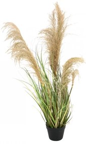 Umělá květina - Čínská stříbrná tráva, 110 cm