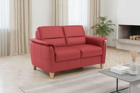 XXXLutz DVOUMÍSTNÁ POHOVKA, červená, pravá kůže Sit & More - Pohovky - 0001440332B4