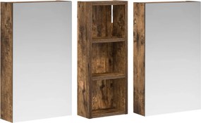 Sada koupelnových skříněk 3 ks 80 x 10,5 x 50 cm 3403652
