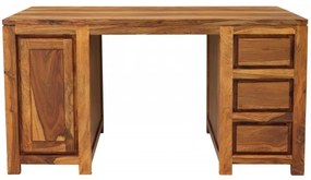 Indický nábytek - Psací stůl Gani 140x76x60 z indického masivu palisandr Natural