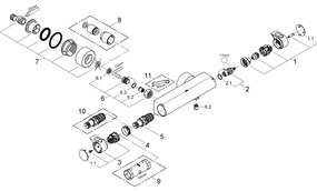 GROHE 34169001 - Termostatická sprchová baterie GROHTHERM 2000 DN 15 chrom