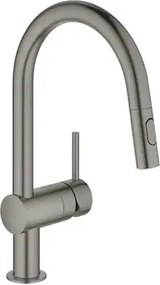 Grohe Dřezová baterie kartáčovaný Hard Graphite / Dřezová baterie / Vý