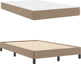Rám postele s matrací Cappuccino 120 x 190 cm textil 3398622