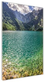 Wallmuralia Vertikální Foto obraz skleněný svislý Jezero v horách 50x100