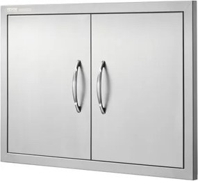 BBQ přístupová dvířka, 711 × 482 mm dvojitá venkovní kuchyňská dvířka