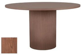 LABEL51 kulatý jídelní stůl OLIVA ø130 cm hnědý ME-70.053