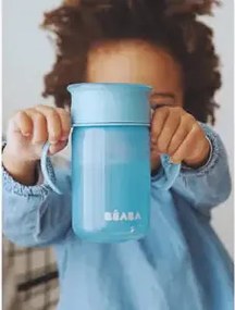 Beaba Hrnek trénovací 360° Blue 340 ml 12m+
